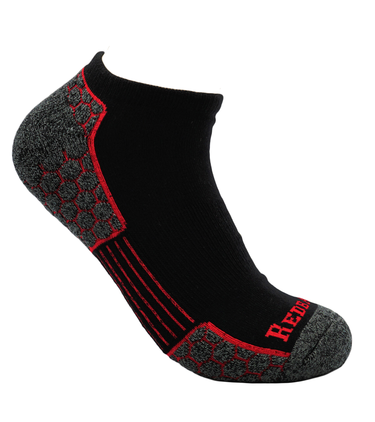 Hex Elite No-Show Black – REDBACK SOCKS